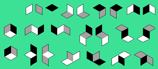 Kadon Enterprises, Inc., detailed view of Diamond Star tiles